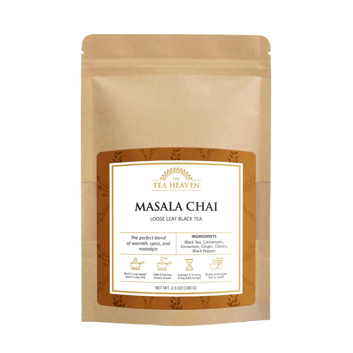 Masala Chai Loose Leaf Tea | The Tea Heaven