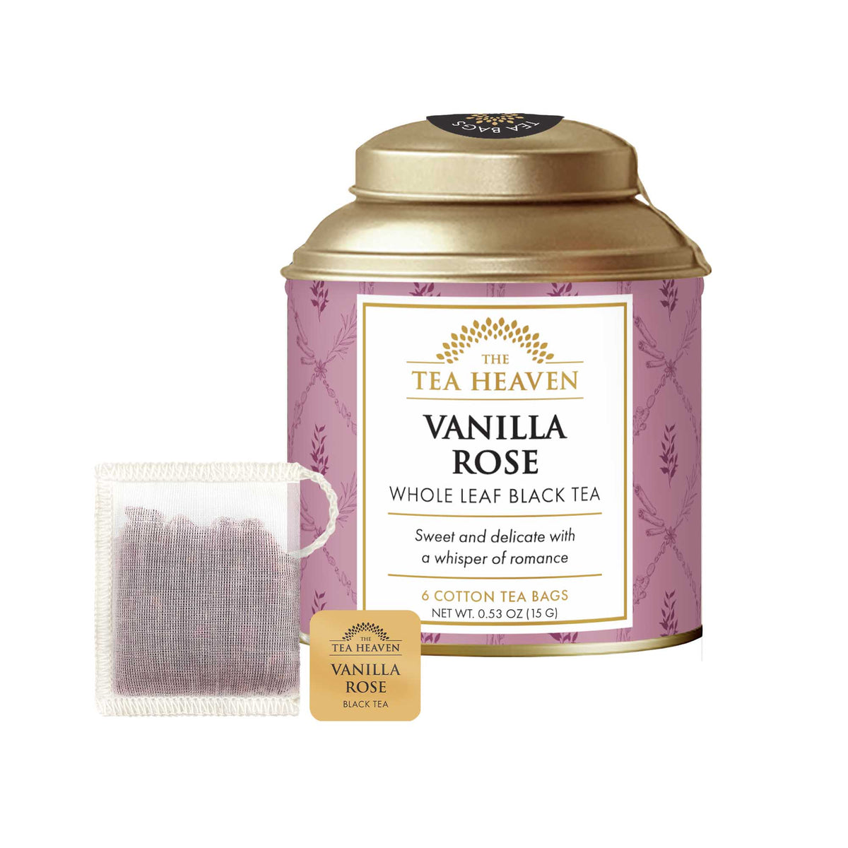Vanilla Rose Tea Bags | The Tea Heaven